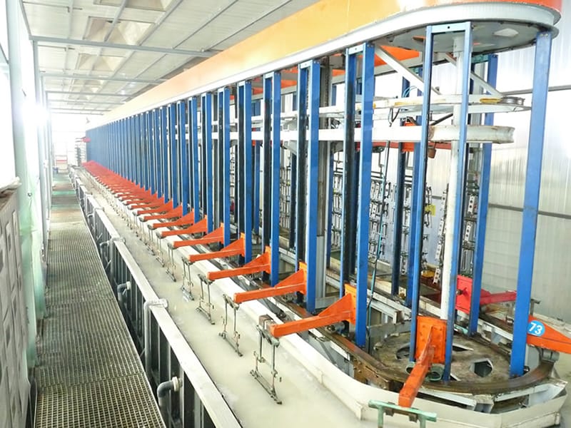 Faucet Electroplating Production Line Annular Single Cathode Plating ...