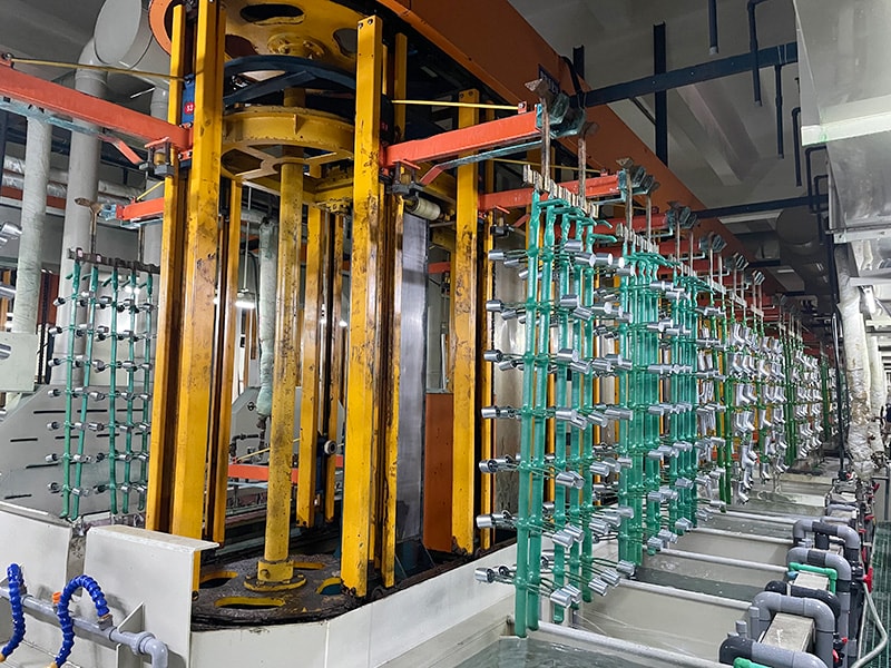 Whether the production capacity of the electroplating line meets the ...